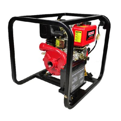 China 1.5 Inch High Lift Water Pump 40mm Inlet Outlet Cast Iron Diesel Engine Fire Pump for sale