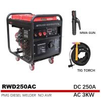 China 75V RWD250AC 250A Arc Welding Generators 531cc 3kw Petrol Generator for sale