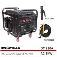 China RWG210AC 210A Electric Arc Welding Generator Petrol 15HP Engine for sale