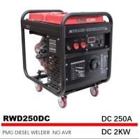 China DC 2kw 250 Amp Diesel Welder 195FE Engine Electric Start Permanent Magnet for sale