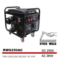 China AC 3kw 250 Amp Welder Generator Arc Medium Frequency 531cc Displacement for sale