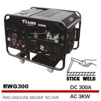 China 300A Petrol Stick Welding Generator 30L Tank AC 3kw Stick Welding Machine for sale