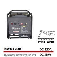 China 160A Gas Powered Portable Stick Welder Generator 170F Arc Welder Medium Frequency for sale