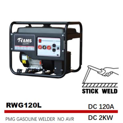 China 120A Petrol Stick Welding Generator 2kw Medium Frequency PMG Type L for sale
