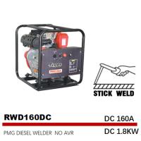 China 160A Stick Welding Generator DC 1.8kw PMG Diesel Medium Frequency for sale
