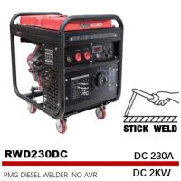 China DC 2kw Stick Portable Diesel Welder Generator PMG Permanent Magnet Electric Start for sale