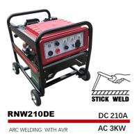 China SMAW Medium Frequency Stick Welding Generator 12.5L 210A Arc Gen Diesel Welder for sale