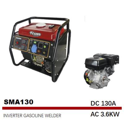 China Petrol Hand Start MMA SMAW Welding Equipment 130A 230V Welding machine for sale