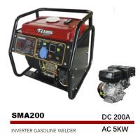 China AC 5 kw 200A Portable Petrol Engine Driven Welders 420cc Hand Start Generator for sale