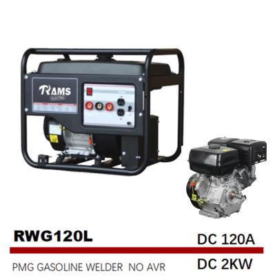 China Gasoline 170F Engine 120 Amp Inverter Welder Generator 2kw PMG Type L for sale