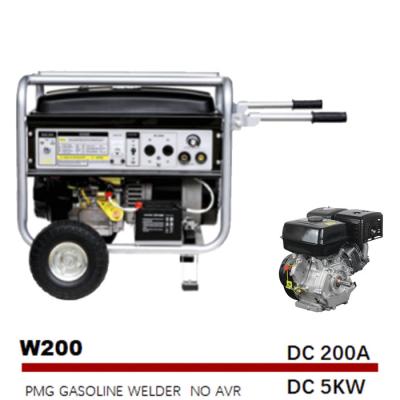 China Arc Generator Engine Driven Welders 200A 5 KW 14HP Electric Start for sale