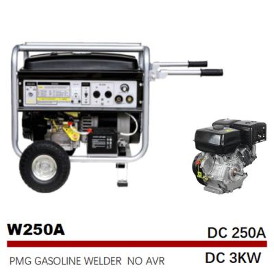 China 15HP 250A Engine Driven Stick Welder Generator Electric Start for sale