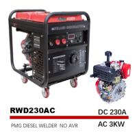 China 190FE Engine Arc Diesel Ac Dc Welder Generator 230A Electric start for sale