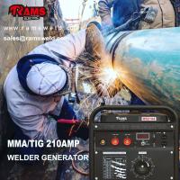 China 25L Petrol Welding Generators 250A Gas Powered Medium Frequency PMG for sale