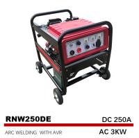 China Excitation Electric Start Diesel Welding Generators 192F Power rated output AC 3kw for sale