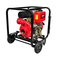 China 80mm Outlet High Lift Pump Diesel Water Pump 90m Max Head For Fire Protection for sale