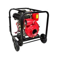China High Lift Cast Iron Fire Fighting Pumps 100mm Outlet 4x4 Inch Diesel Engine for sale