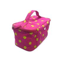 China 2kgs Capacity 100% Canvas Cosmetic Makeup Bags With Handle for sale