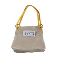 China Daily Life Handmade Handheld Shopping Bag Heavy Canvas Tote Opp Bag Packing for sale