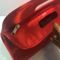 China OEM ODM Red Polyester Gift Bag 20g-50g Silk Screen Printing for sale