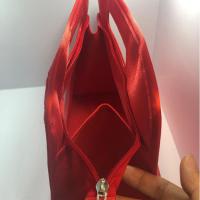 China OEM ODM Red Polyester Gift Bag 20g-50g Silk Screen Printing for sale