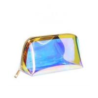 China TPU Hologram Makeup Kit Bags Fashionable Transparent Cosmetic Pouch for sale
