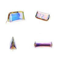 China TPU Hologram Makeup Kit Bags Fashionable Transparent Cosmetic Pouch for sale