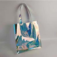 China Holographic PVC Handheld Shopping Bag for sale