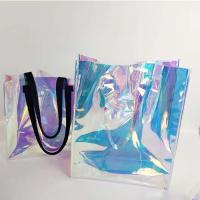 China EVA TPU Handheld Shopping Bag Hologram Waterproof PVC Bags For Swimming for sale