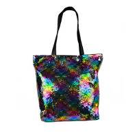 China Travel Outdoor Handheld Shopping Bag 40*10*35cm Sequin Tote Bags for sale