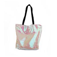China Travel Outdoor Handheld Shopping Bag 40*10*35cm Sequin Tote Bags for sale