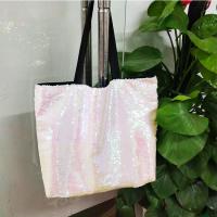 China Travel Outdoor Handheld Shopping Bag 40*10*35cm Sequin Tote Bags for sale