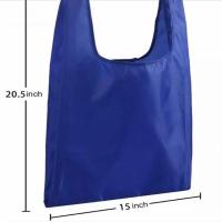 China 100% Polyester Foldable Polyester Bag 38*52cm Sustainable Grocery Bags for sale