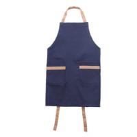 China Denim Printed Waterproof Cooking Apron 65% Polyester for sale