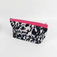 China Leopard Printed Polyester Makeup Bag for sale