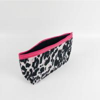 China Leopard Printed Polyester Makeup Bag for sale