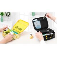 China OEM ODM Makeup Kit Bags Marble Pattern Multifunctional Large Capacity for sale