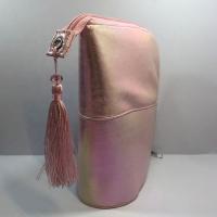 China Girl Students 4 Pockets Tassel Makeup Kit Bags 17*8*20cm Pink PU Shell for sale