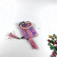 China Fashion Holographic PU Makeup Kit Bags 20*12cm Zipper Closure for sale
