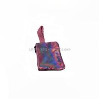 China Fashion Holographic PU Makeup Kit Bags 20*12cm Zipper Closure for sale