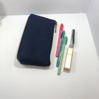 China Solid Color PU leather Money Pencil Makeup Bag 20*43*11cm for sale