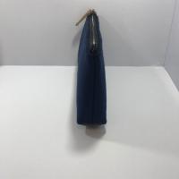 China Solid Color PU leather Money Pencil Makeup Bag 20*43*11cm for sale