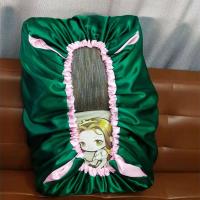 China Fashion Ruffles Satin Personalized Pillow Cases 40*26 Inches Double Layer for sale