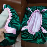 China Fashion Ruffles Satin Personalized Pillow Cases 40*26 Inches Double Layer for sale