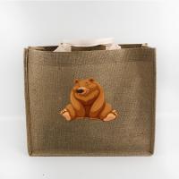 China Fashion Reusable Grocery Jute Burlap Bag Mulitifunctional for sale
