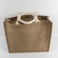 China Fashion Reusable Grocery Jute Burlap Bag Mulitifunctional for sale
