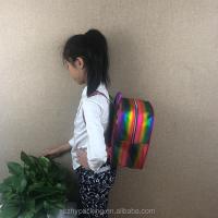 China Waterproof School Travel Pet PU Leather Backpack 20-35L capacity for sale