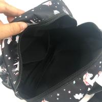 China Unisex Soft 600D Polyester Backpack Animal Prints Zipper Hasp Closure for sale