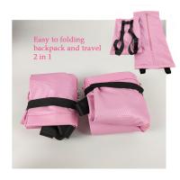 China Kids Hiking Soft Handle Foldable Polyester Bag 20 Litre Zipper Closure for sale