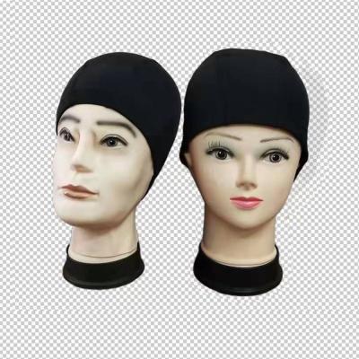 China Fashion 100% Spandex Swimming Sleeping Hair Bonnets 12 Inches for sale